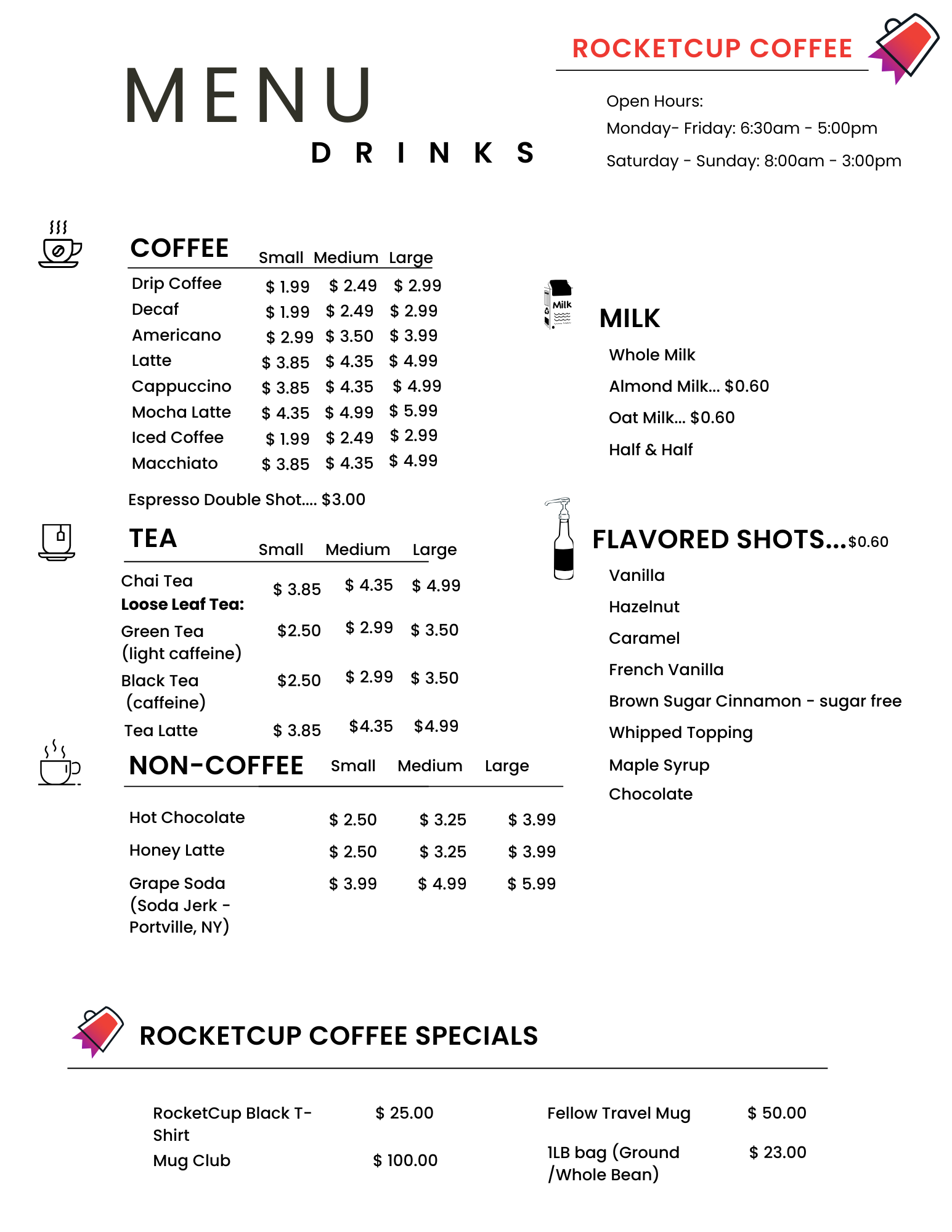 Cafe – RocketCup Coffee